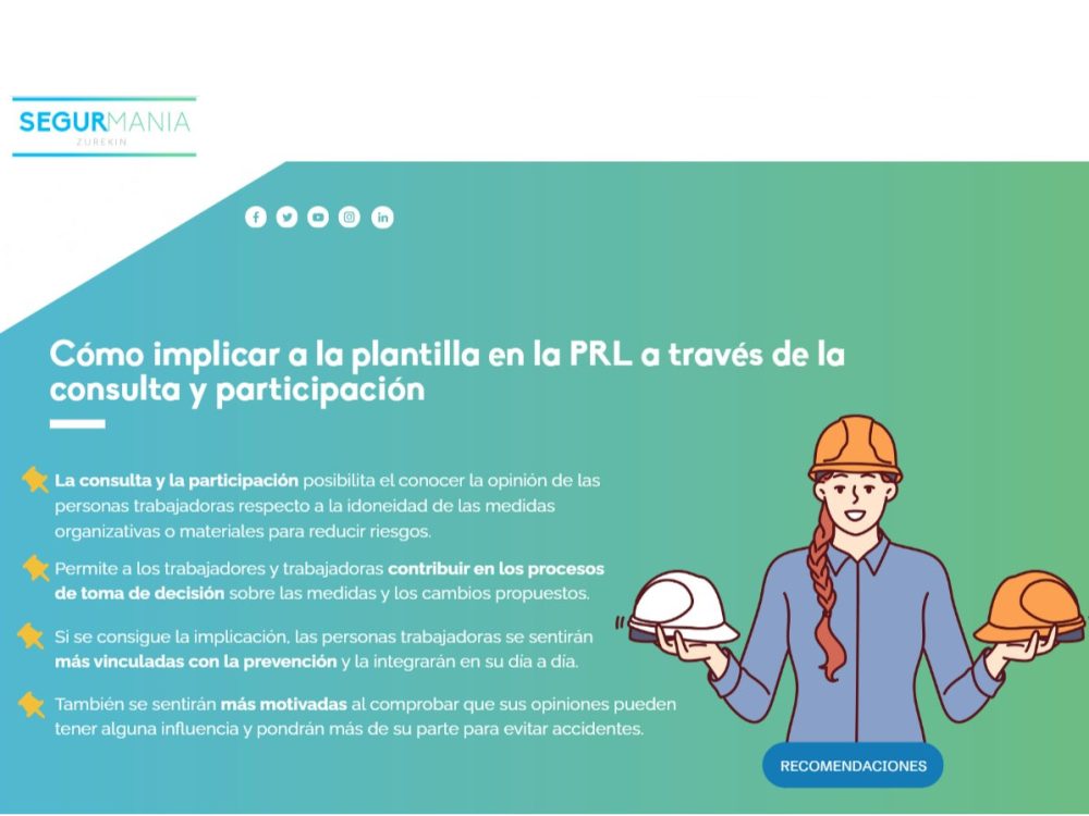 Como implicar a la plantilla en la PRL a través de la Consulta y Participación - Saga Consulta y ...